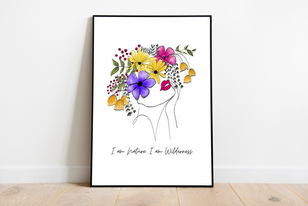 I Am Nature Printable Digital Download Print Printable - Etsy