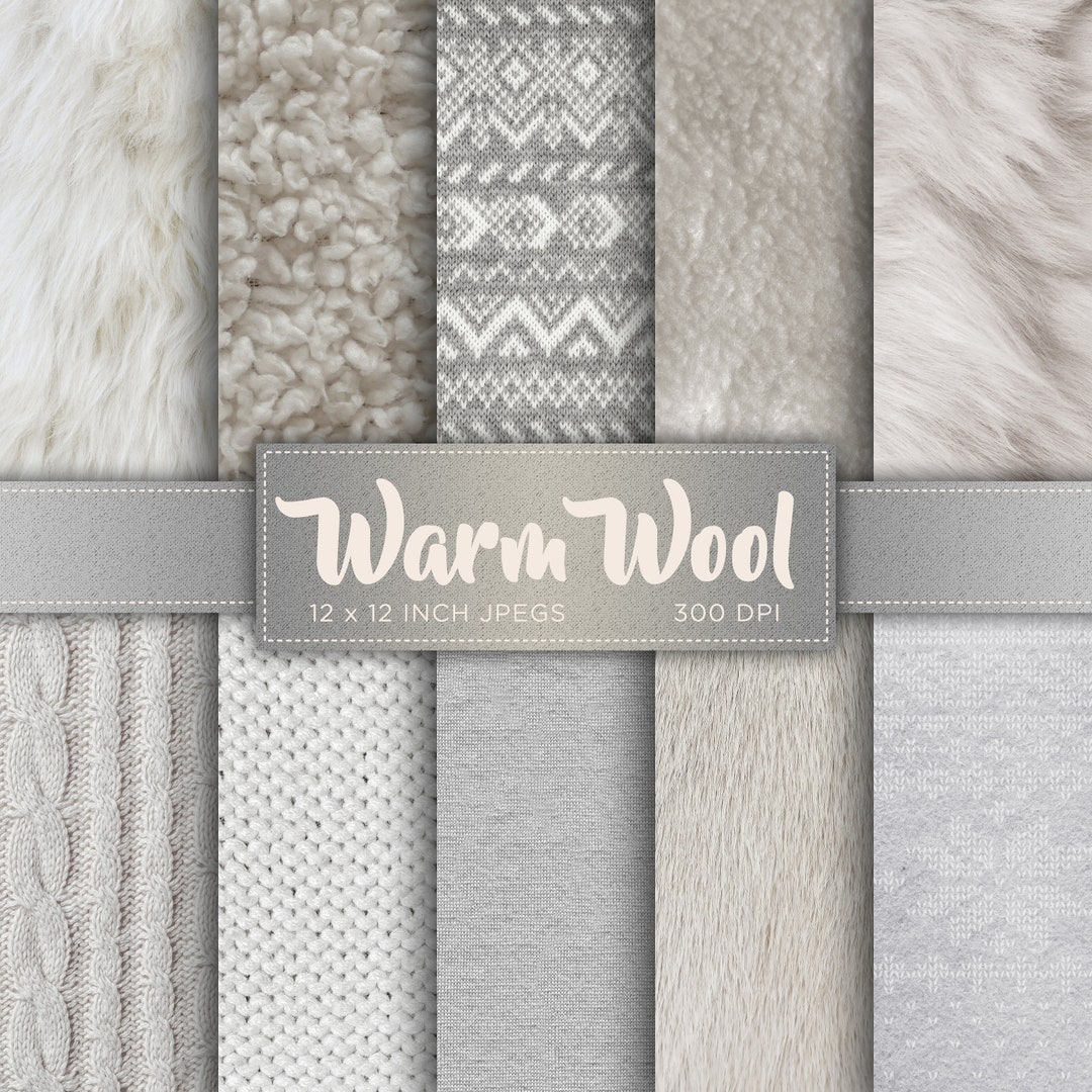 Warm Wool Digital Paper Knitted Woolen Digital Paper Knit Winter Fabric ...
