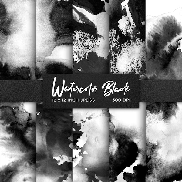 Black and White Digital Papers - Etsy