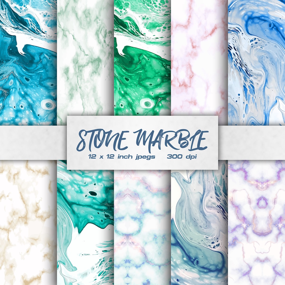 Stone Marble Digital Paper Digital Paper Metallic Digital Paper Mixed ...