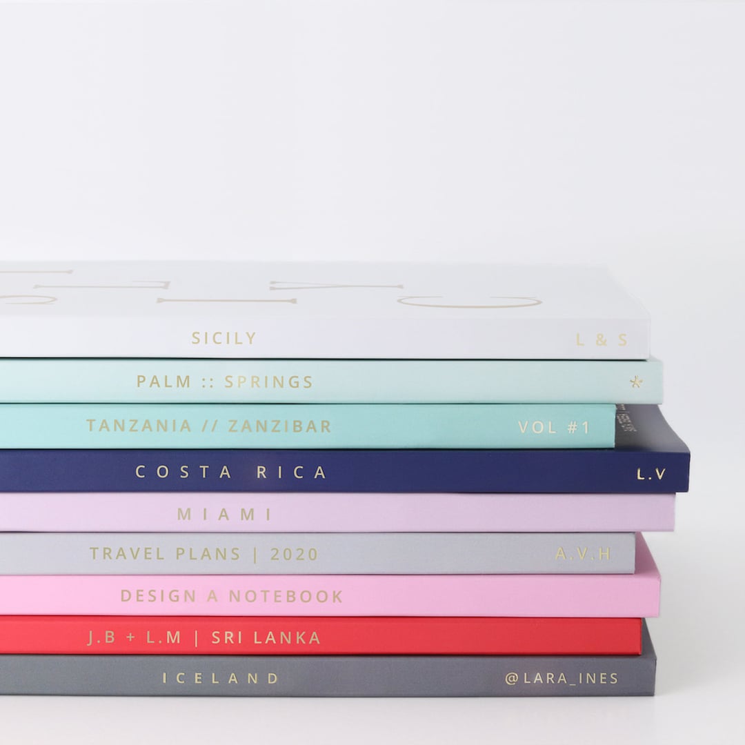 Branded Wholesale Notebooks, Individually Personalized in Embossed Gold ...