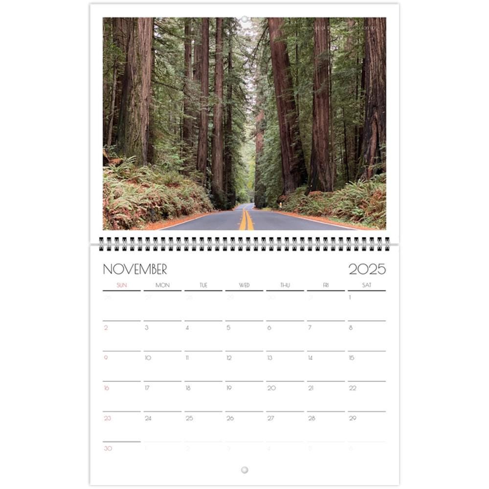 American Scenery 2025 Calendar | USA Nature Landscapes Wall Calendar ...