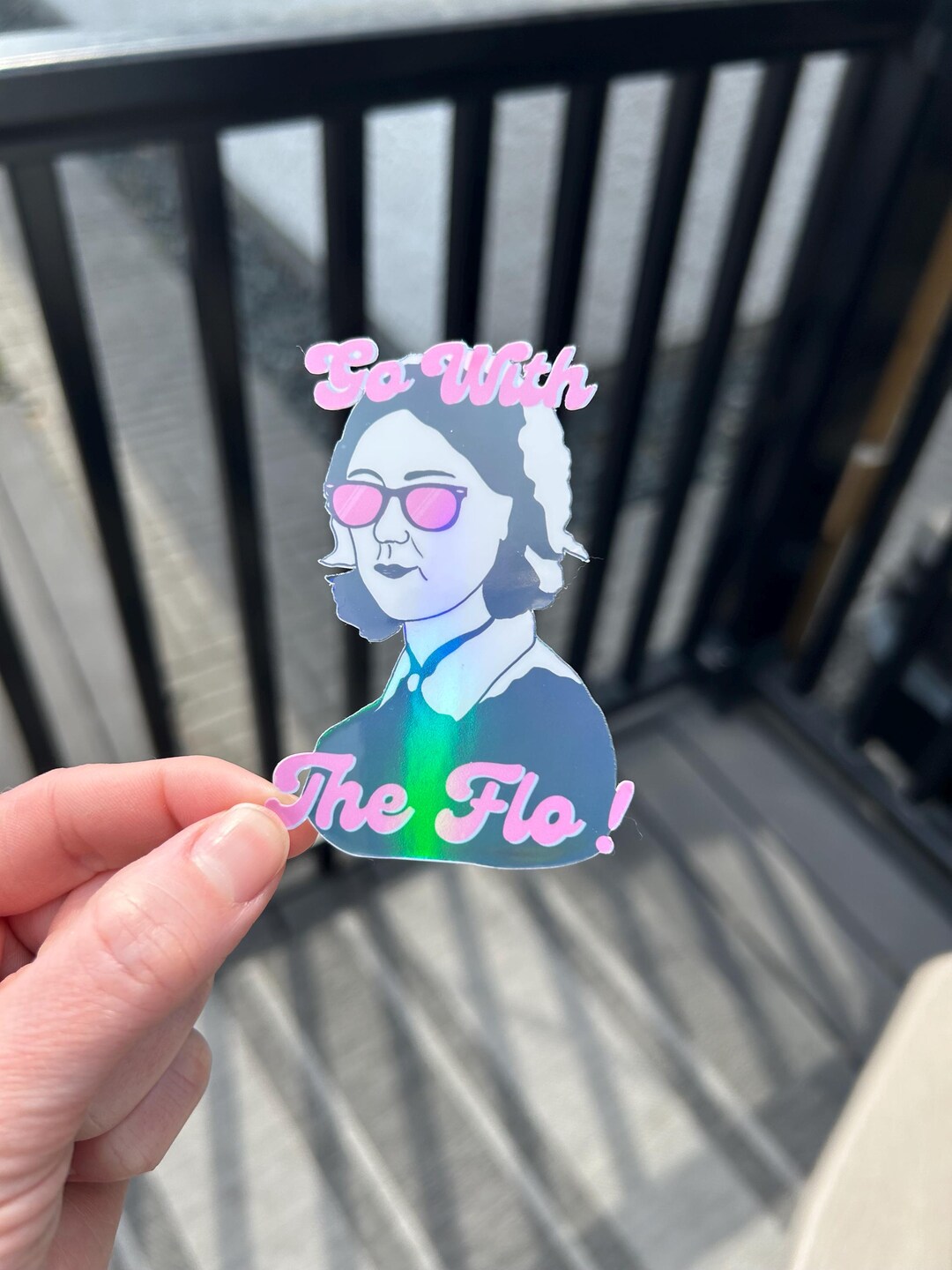 Go With the Flo Sticker | Medical Sticker | Premium Sticker Paper ...
