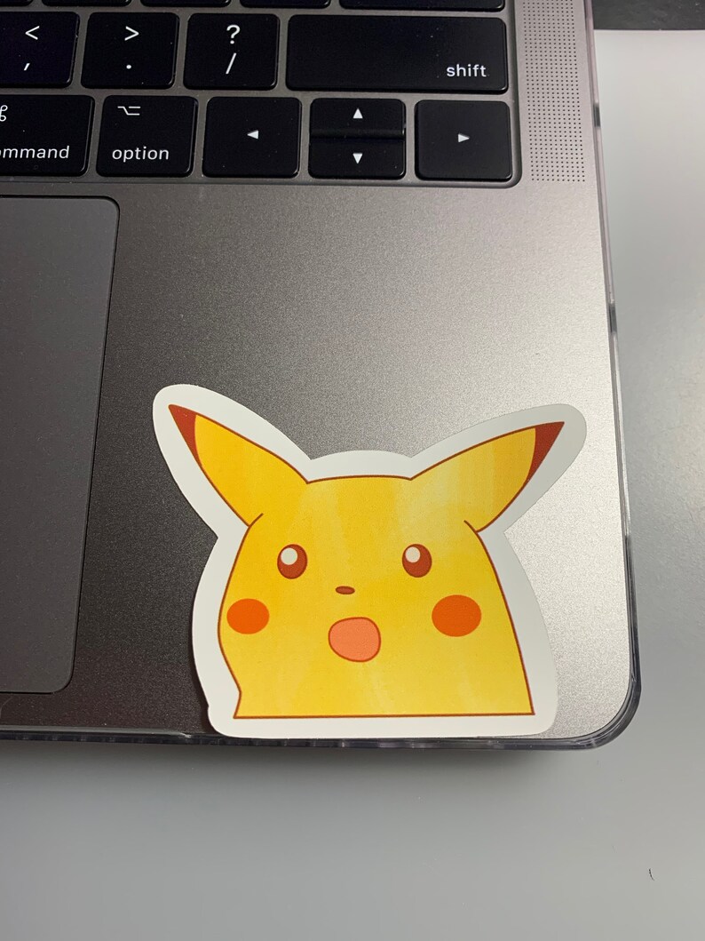Surprised Pikachu Meme Sticker | Etsy