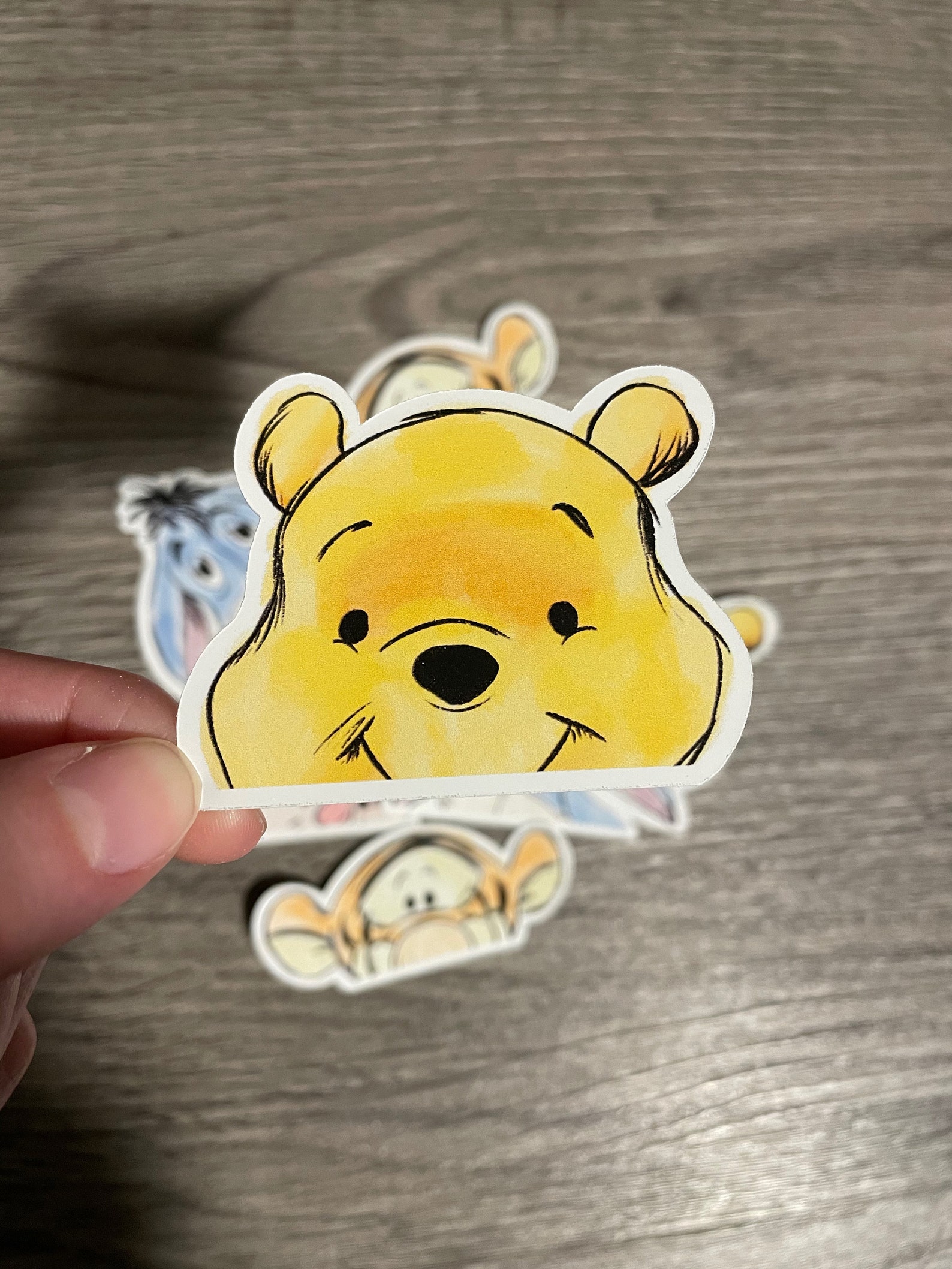 Peeking Winnie the Pooh Stickers | Hundred Acre Woods | Disney Stickers ...