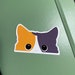 Peeking Cat Sticker - Etsy