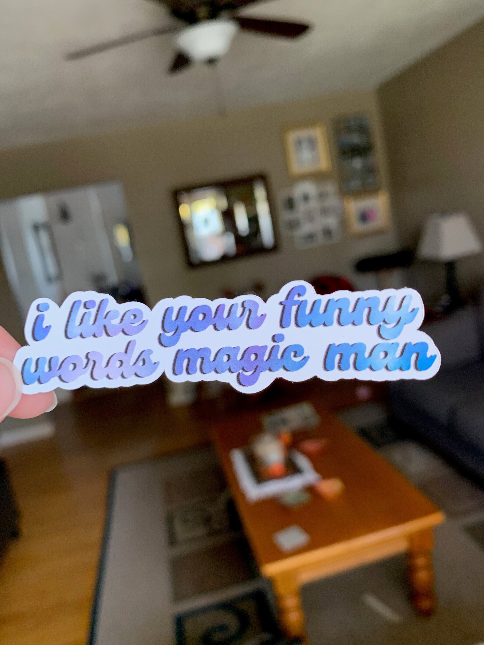 I Like Your Funny Words Magic Man Quote | Etsy