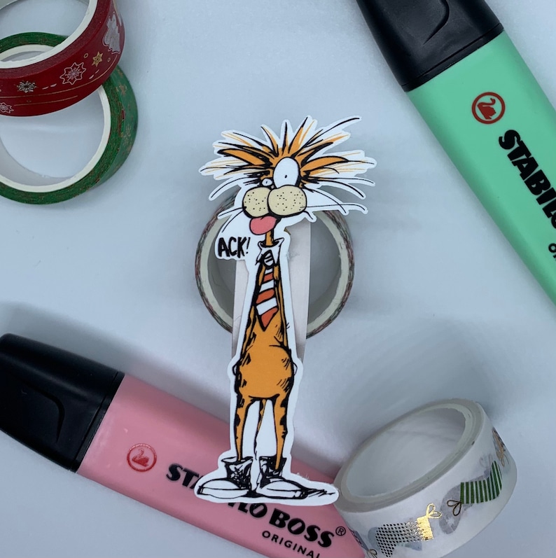 Bill the Cat Cartoon Sticker - Etsy