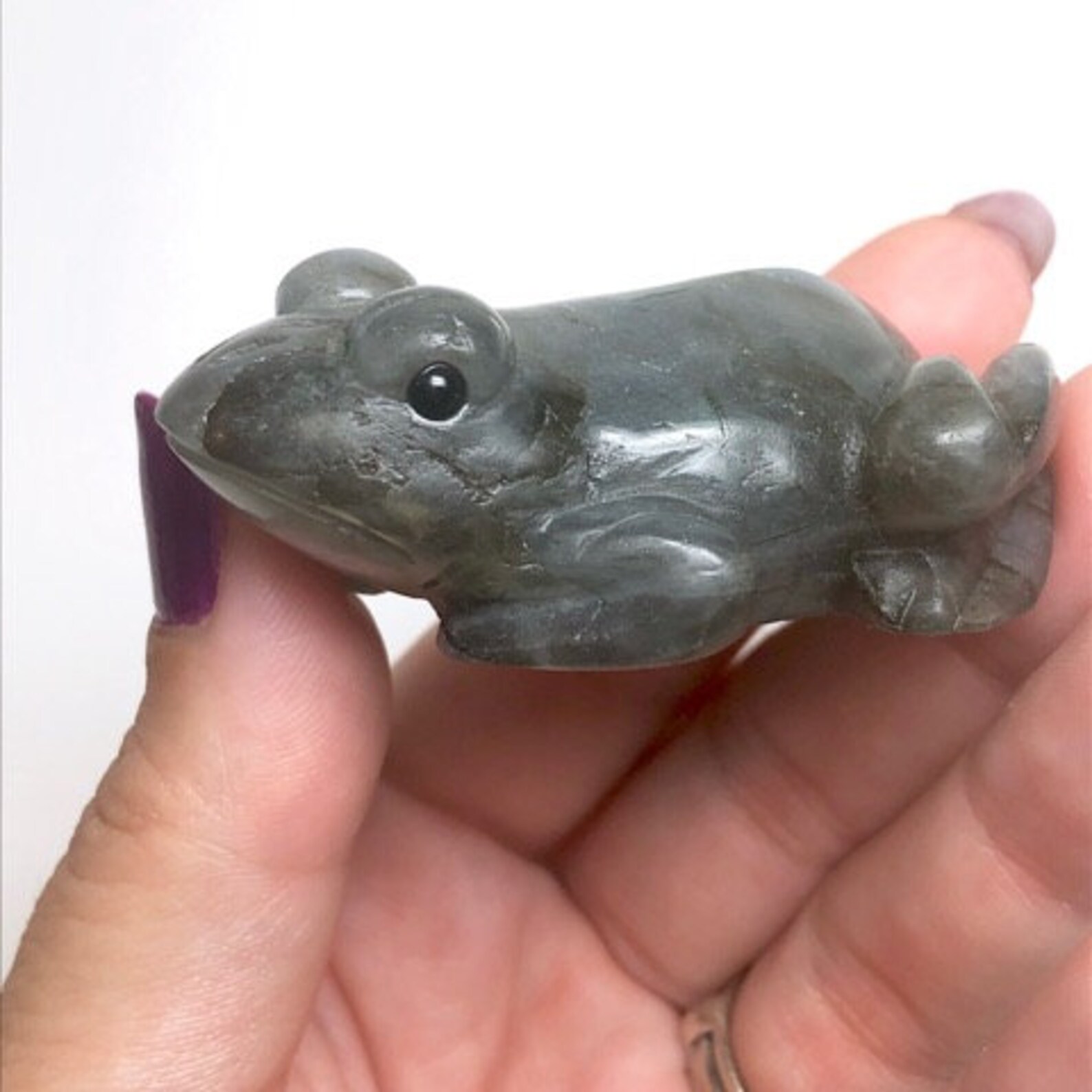 Prince Charming Hand Carved Golden Shine Labradorite Frog - Etsy