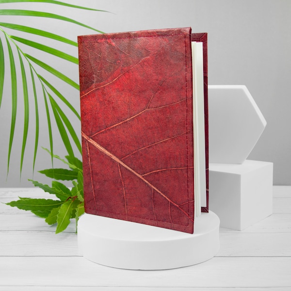 Red Leather Journal - Etsy