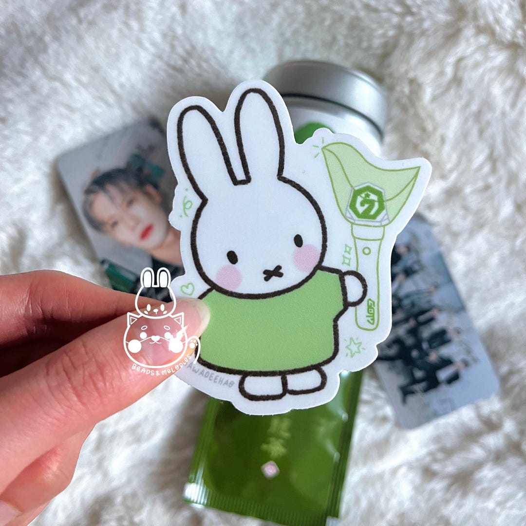 GOT7 Miffy Waterproof Sticker: Ahgase Kpop Fan Merch - Etsy