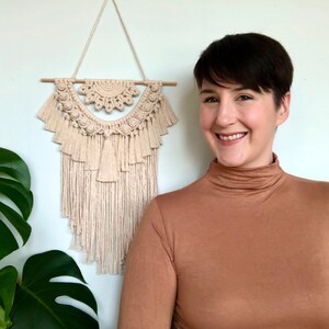 Macrame Pattern SUNFLOWER Macrame Tutorial With Step-by-step Photos for ...