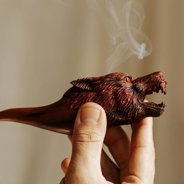 Wooden Hand Pipe - Etsy