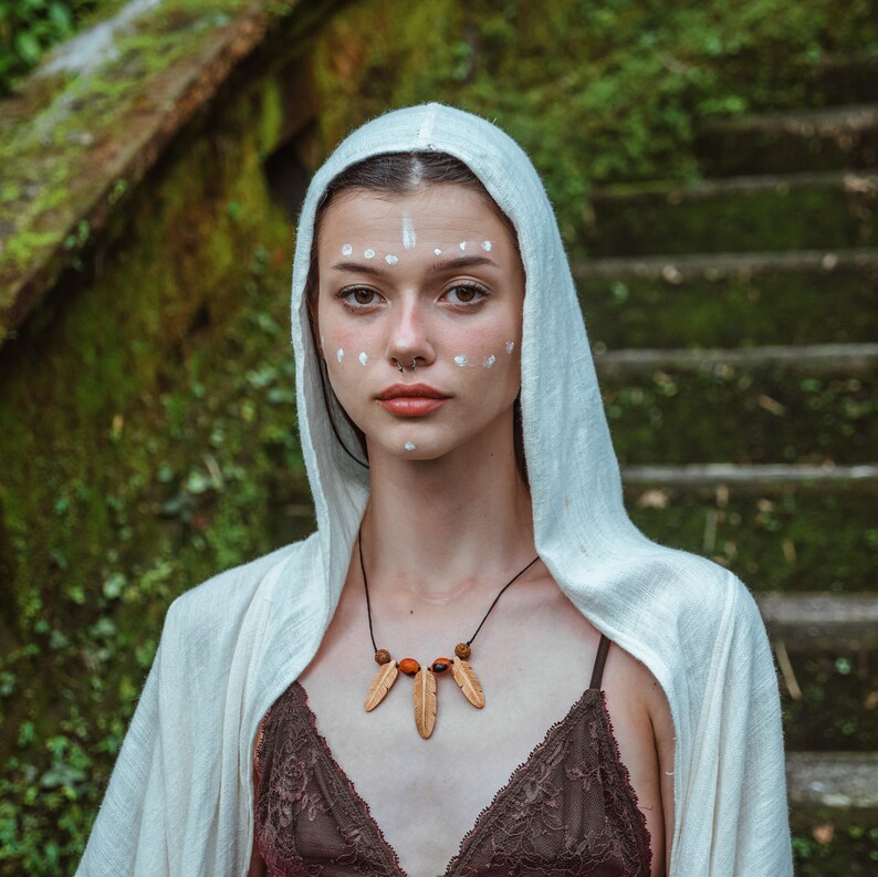 Shaman Pendulum Necklace Feather Pendant Magic Protection - Etsy