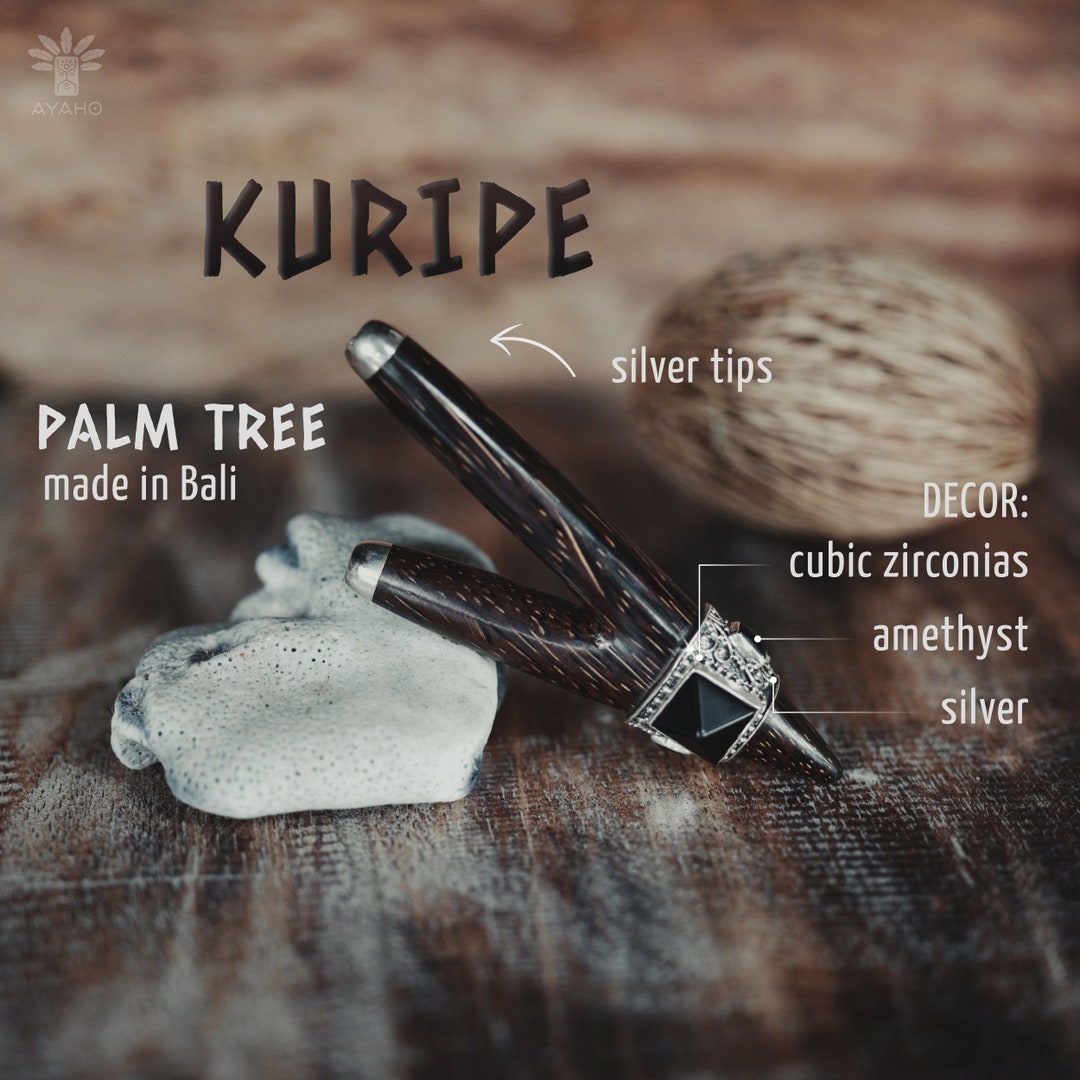Kuripe Pipe for Hape Snuff Wooden Smoking Pipe for Herbal Medicine ...