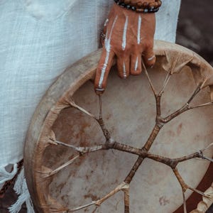 Tunable Shaman Drum – Authentic Goat Skin Instrument for Healing ...