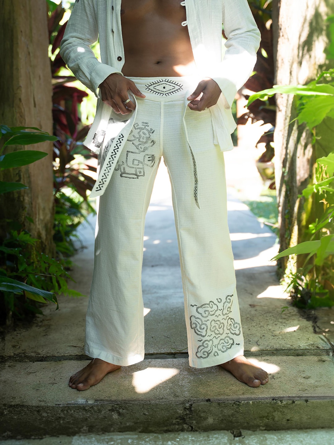 Unisex Yoga Pants - Wide Leg Pants - Mens Hippie Pants - Shaman ...
