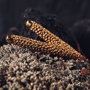 Kuripe Pipe for Hape Snuff - Wooden Smoking Pipe for Sacred Herbal ...