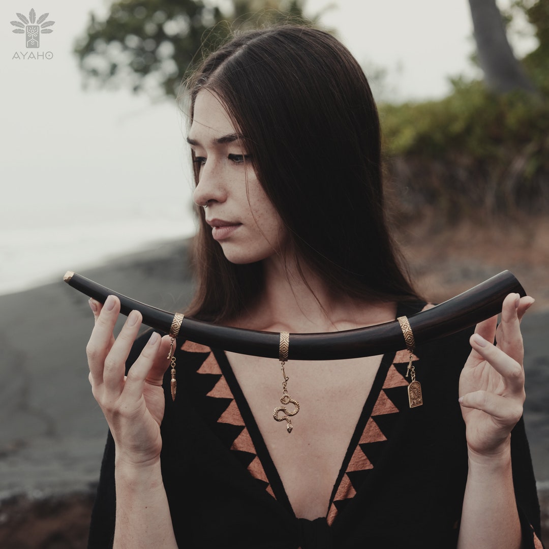 Tepi Pipe for Hape Snuff Applicator - Unique Balinese Shamanic Tools ...
