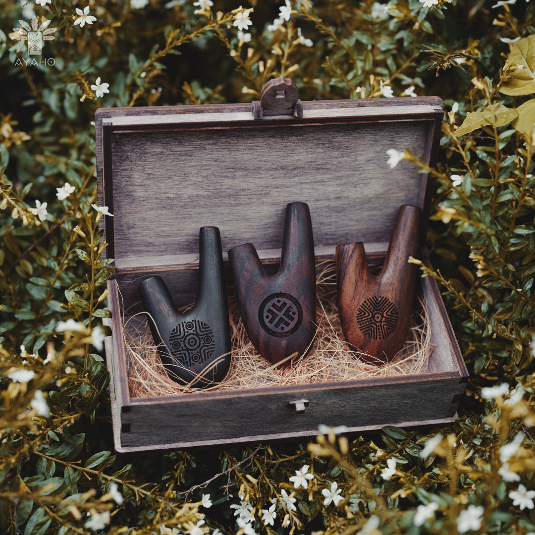 Kuripe Pipe for Hape Snuff - Shamanic Tools Kuripe Applicator for ...