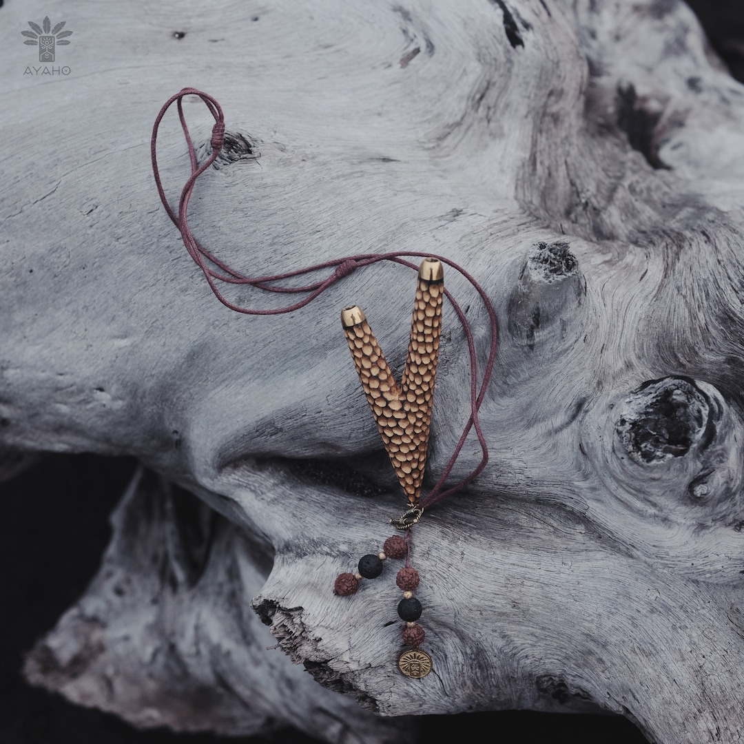 Kuripe Pipe for Hape Snuff Wooden Smoking Pipe for Sacred Herbal ...