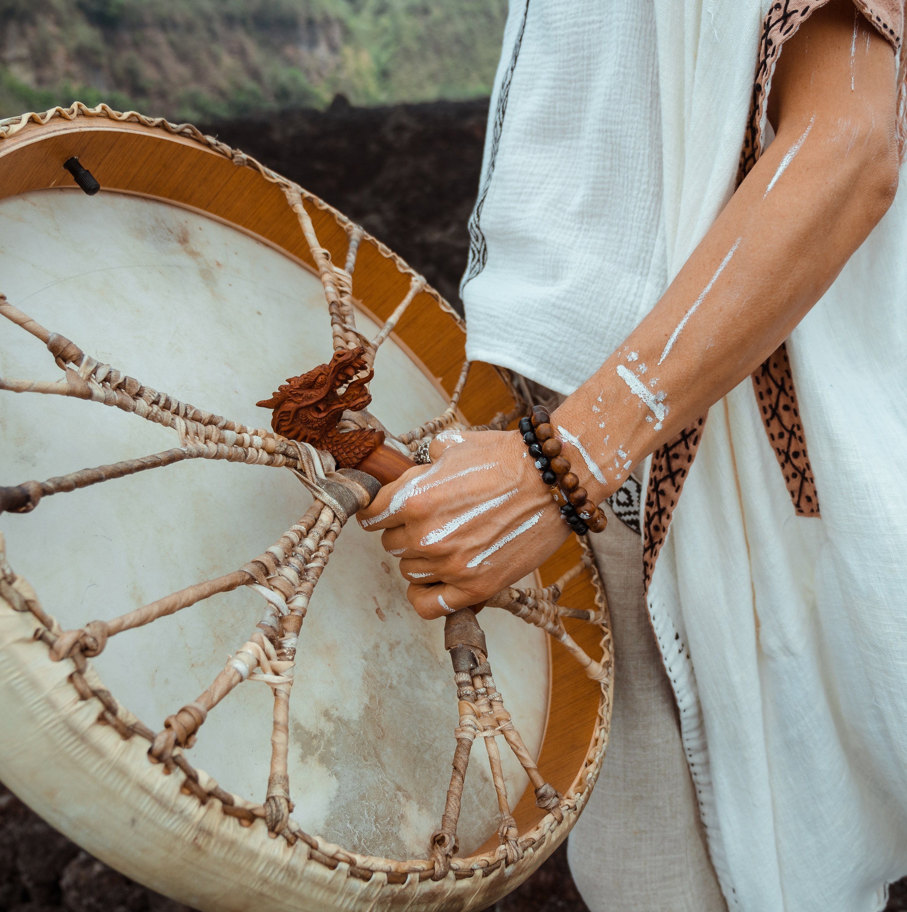 Connect With Spirit: Tribal Drum Instrument for Sound Healing and ...