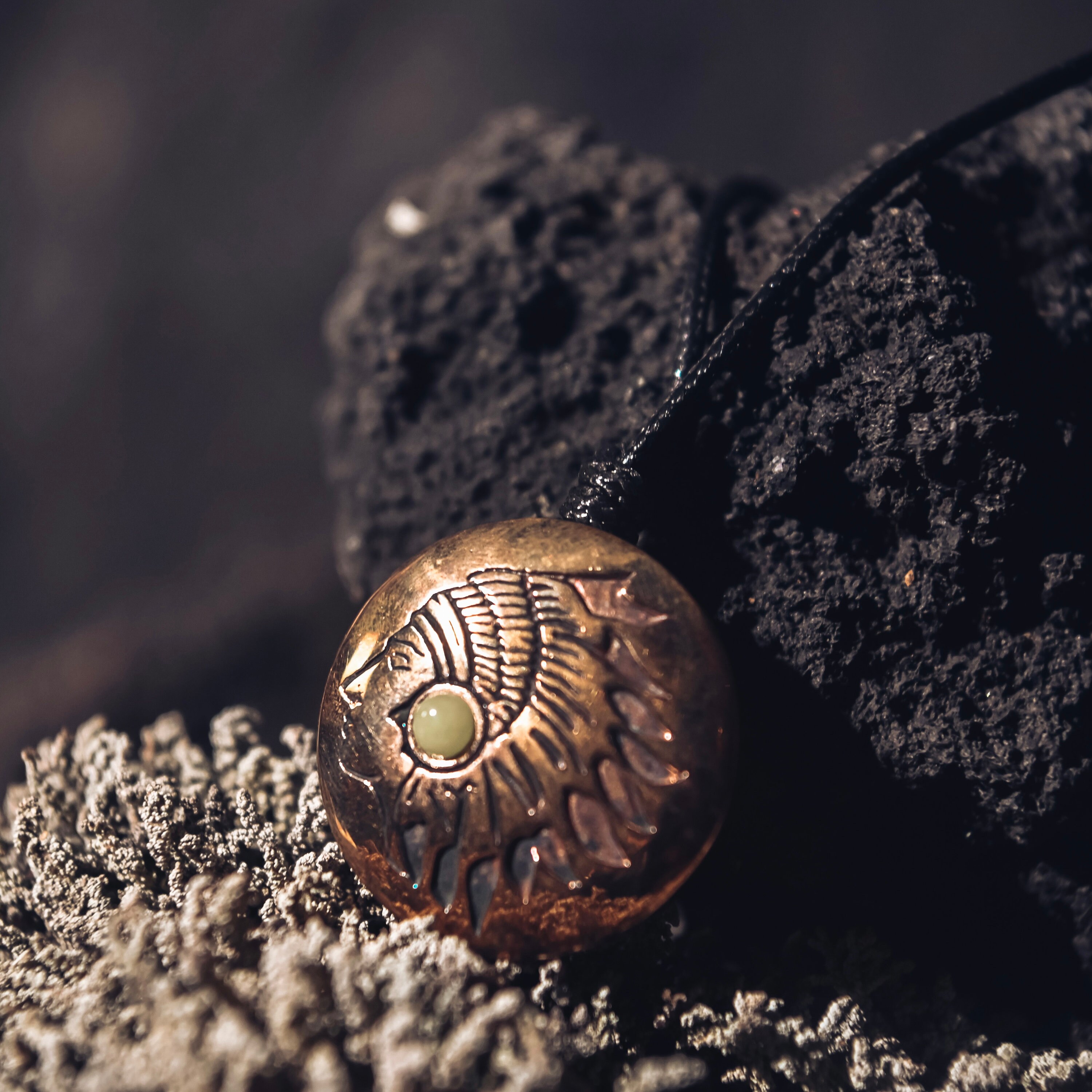 Amulet Indianhandmade Bronze Pendant Ethnic Shamanic - Etsy