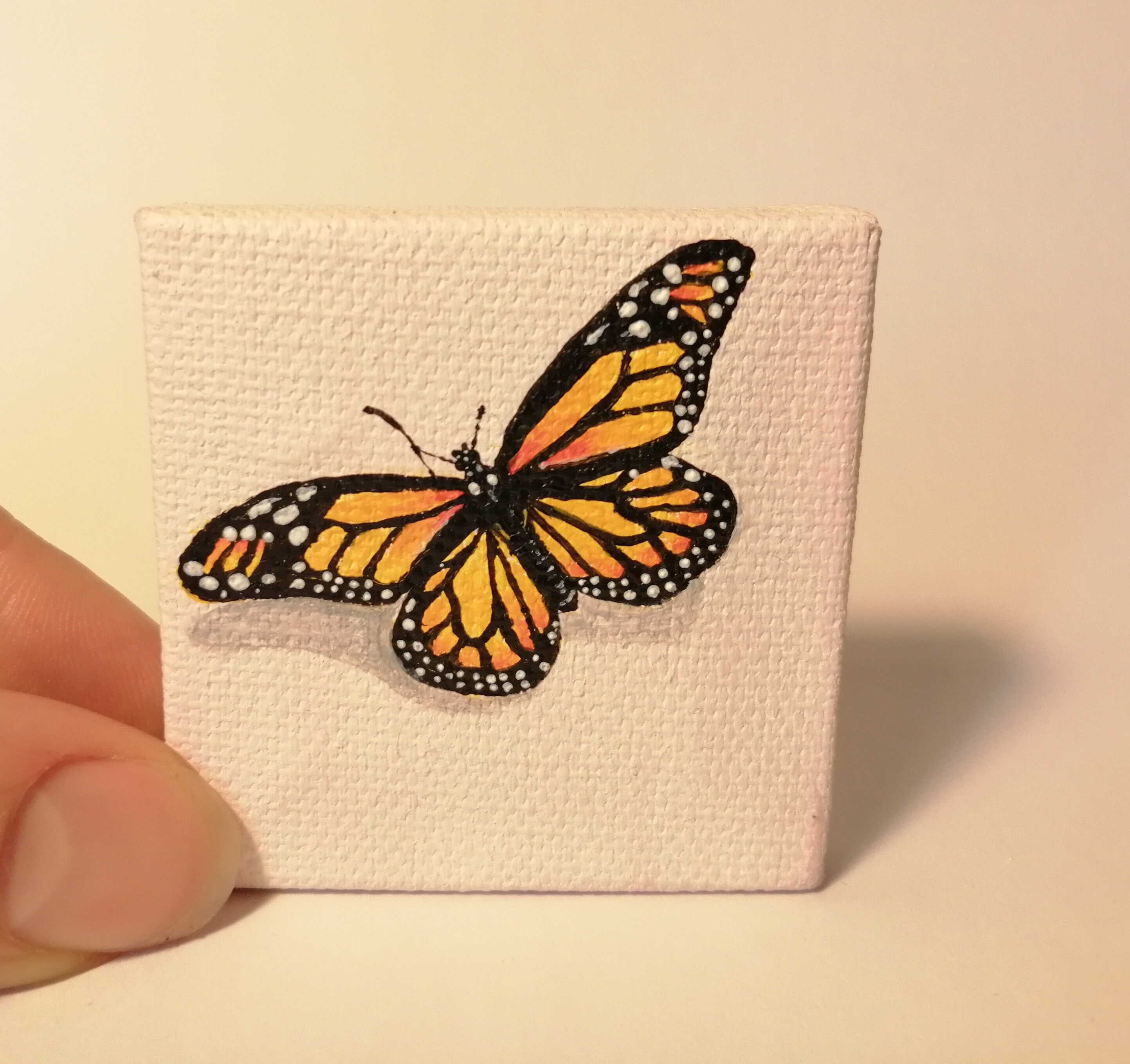 Monarch Butterfly Tiny Painting - Etsy