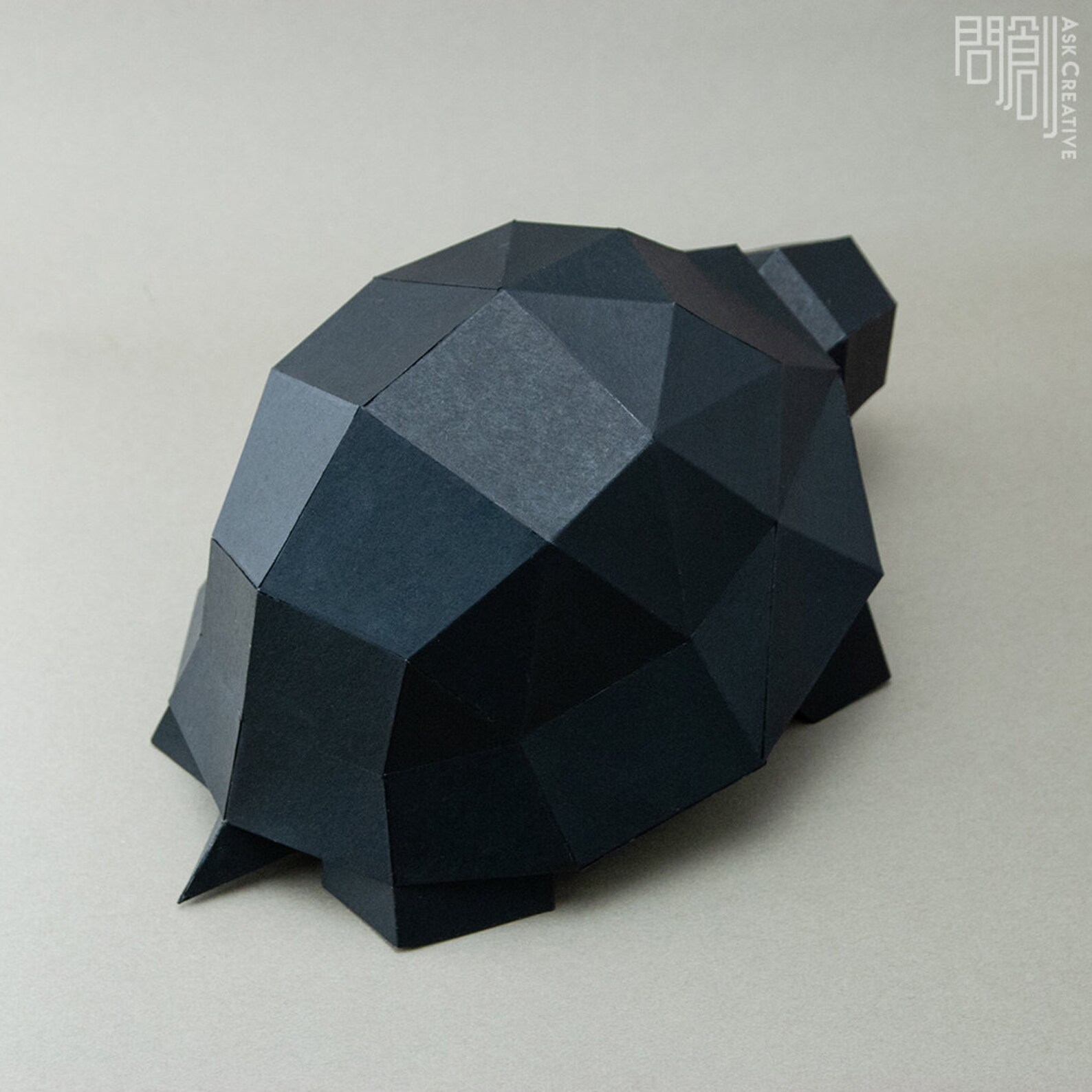 Turtle Paper Modelpapercraft DIY Low Poly PDF - Etsy