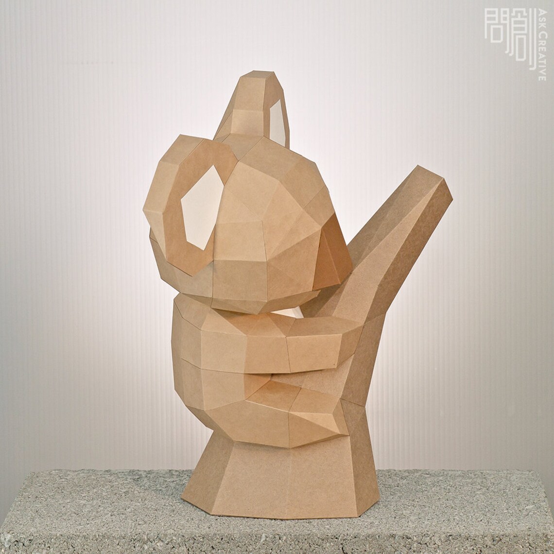 Koala Paper Model papercraft DIY Low Poly PDF - Etsy