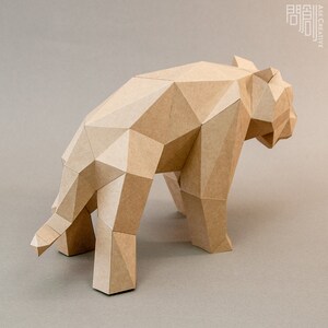 Tiger Paper Model ,papercraft , DIY , Low Poly , PDF Papercraft , Tiger ...