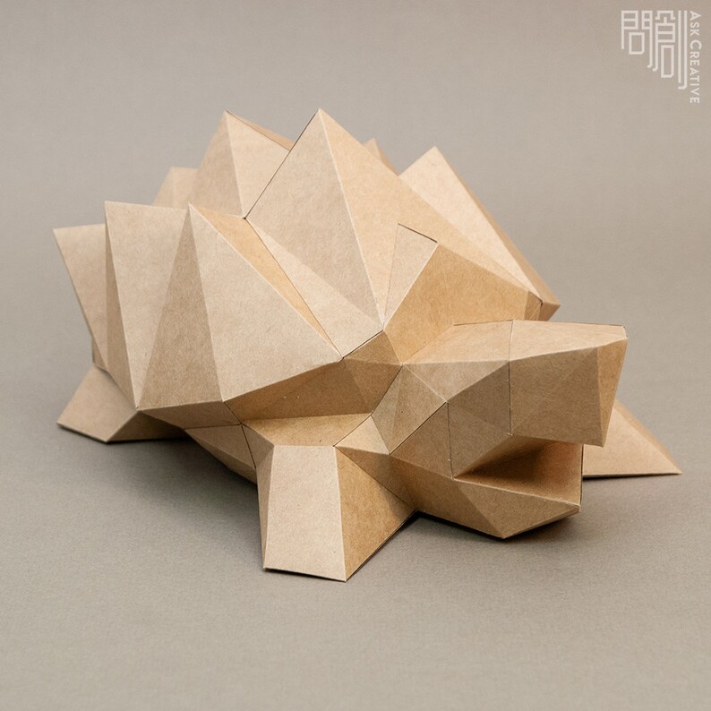 Snapping Turtle Paper Modelpapercraft DIY Low Poly PDF - Etsy