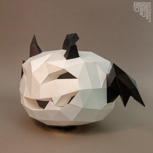Evil Pumpkin ,papercraft , DIY , Low Poly , PDF Papercraft , Imp ...