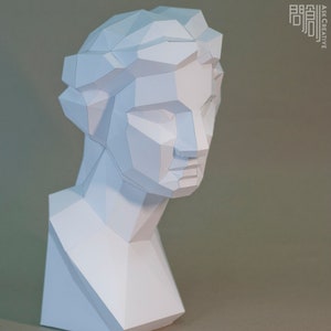 Venus Paper Sculpture, Papercraft, DIY, Low Poly, Sculpture, PDF ...