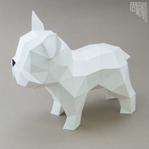 Bulldog Paper Model ,papercraft , DIY , Low Poly , PDF Papercraft ...