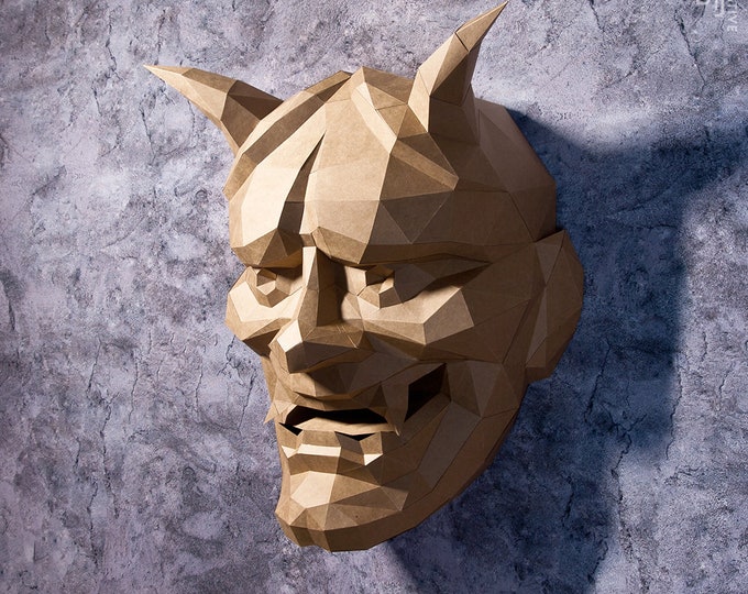 3d Papercraft Mask Venetian Face Pattern. Venice Mask Origami, Asaro ...