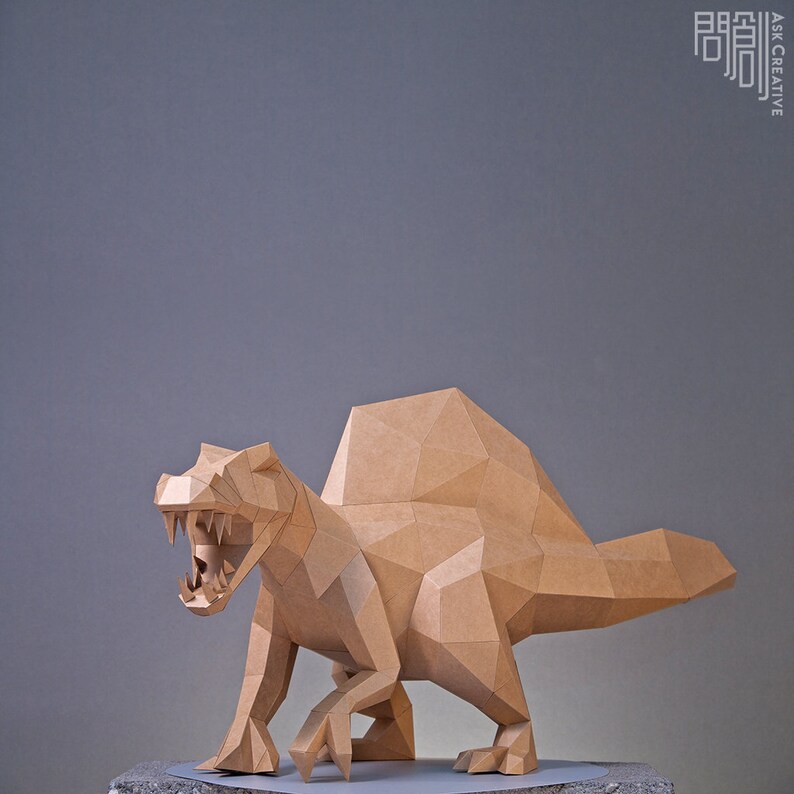 Spinosaurus Paper Model Spinosaurus Paper Model papercraft - Etsy