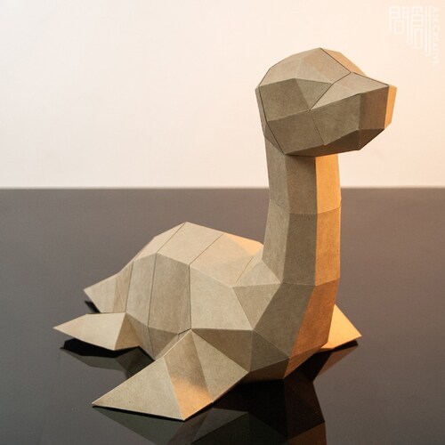 Lazy Cat Paper Model Papercraft DIY Low Poly Fat Cat - Etsy