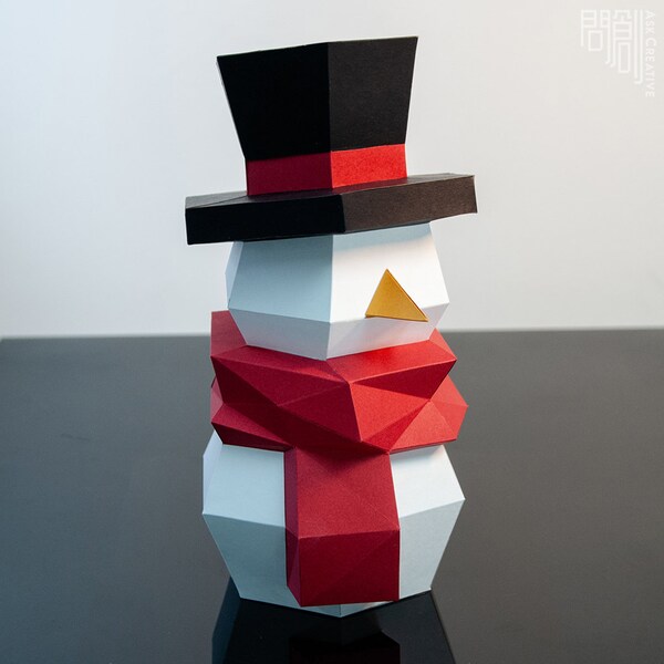 Top Hat Snowman - Etsy