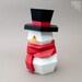 Top Hat Snowmanpapercraft DIY Low Poly PDF Papercraft - Etsy