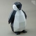 Penguin Paper Model papercraft DIY Low Poly (Download Now) - Etsy