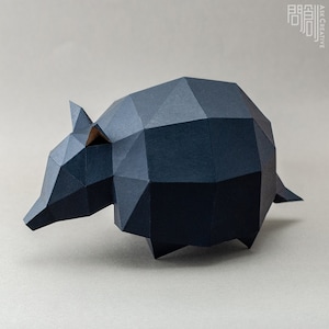 Armadillo Paper Model,papercraft , DIY , Low Poly , PDF Papercraft ...