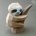 Sloth Paper Modelpapercraft DIY Low Poly PDF Papercraft - Etsy