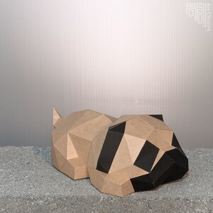 Little Pug Paper Model ,papercraft , DIY , Low Poly , PDF Papercraft ...