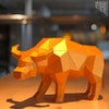 Tiger Paper Model ,papercraft , DIY , Low Poly , PDF Papercraft , Tiger ...