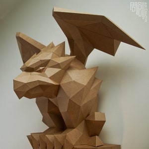 Gargoyles B, Papercraft , DIY , Low Poly , PDF Papercraft , Fantasy ...