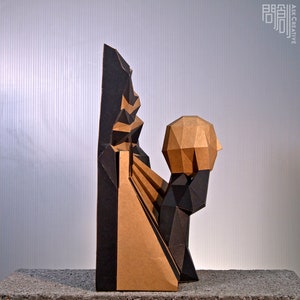 The Scream, Papercraft , DIY , Low Poly , PDF Papercraft ,the Scream ...
