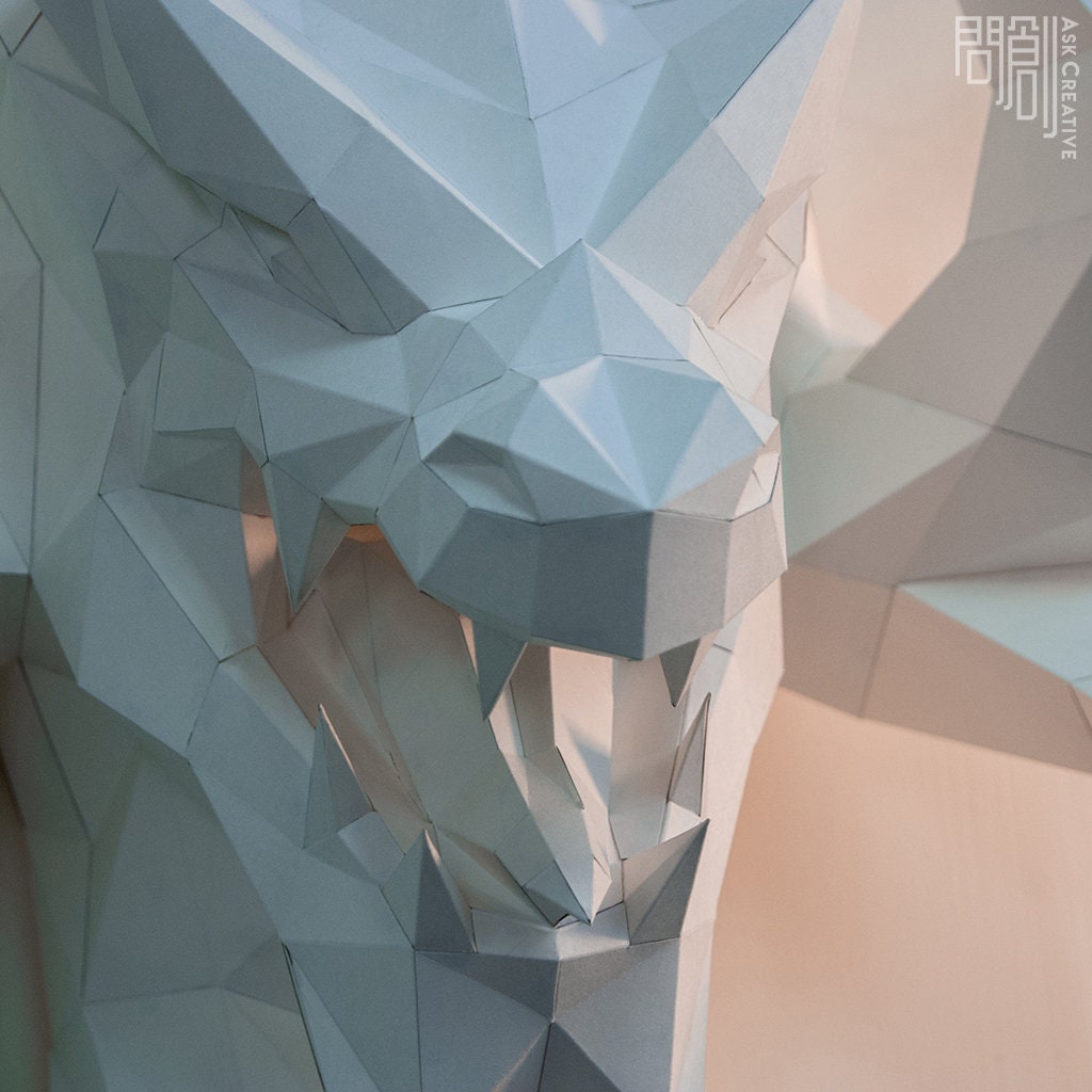 Dragon Paper Modelpapercraft DIY Low Poly PDF - Etsy Canada