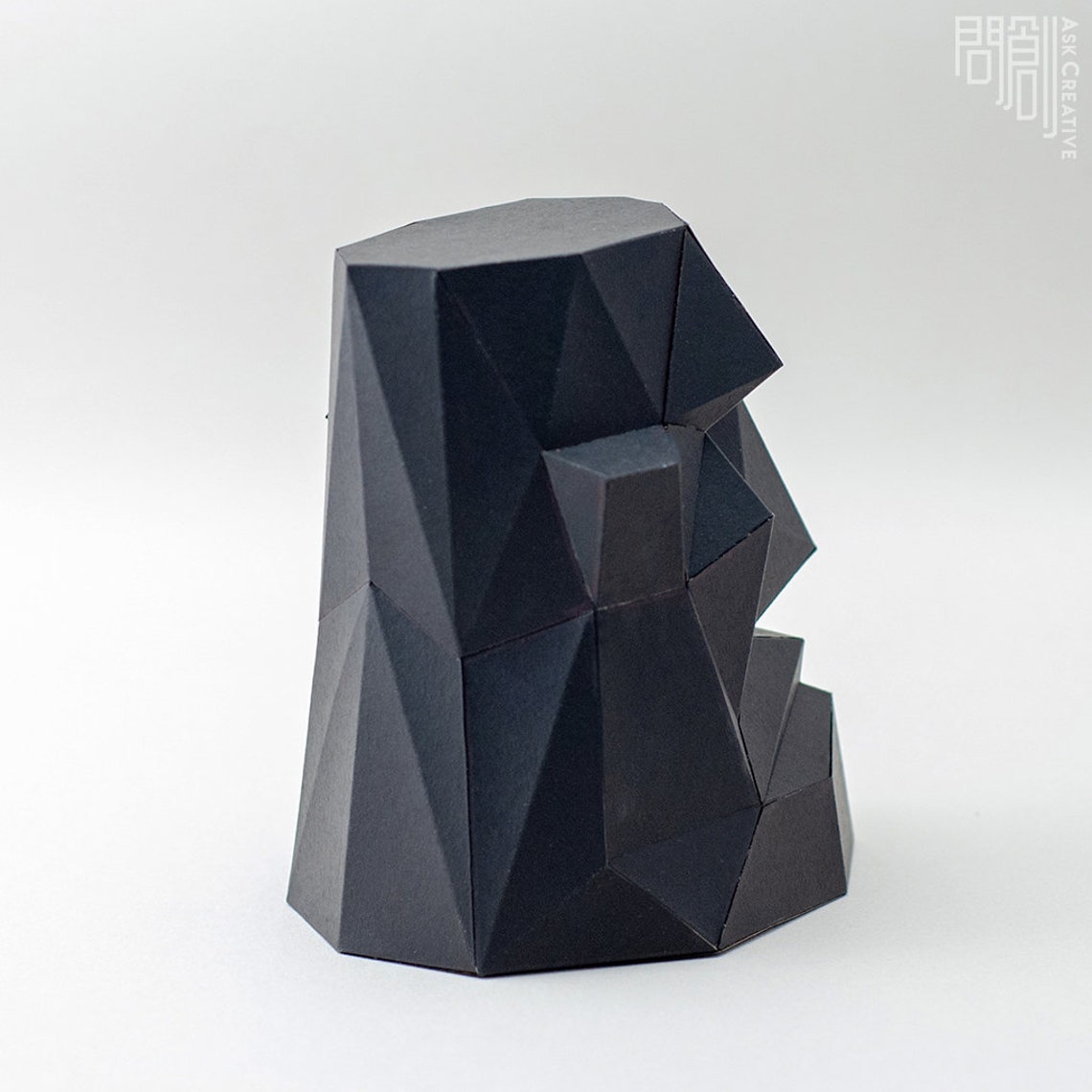Salty Moai Papercraft DIY Low Poly Sculpture PDF - Etsy Canada