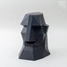 Zen Moai , Papercraft, DIY, Low Poly, Sculpture, PDF Papercraft , Moai ...